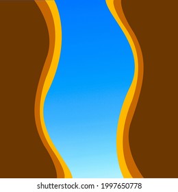 River Background Illustration Template Backdrop Gradient Stock ...