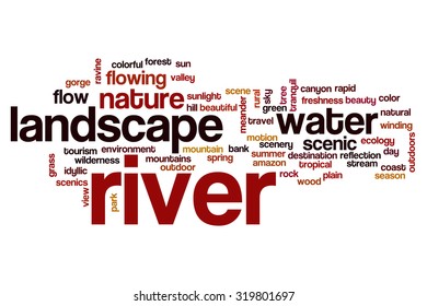 River Word Cloud Stock Illustration 319801697 | Shutterstock