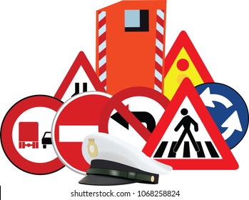 Road Code Cartels Control Stock Illustration 1068258824 | Shutterstock