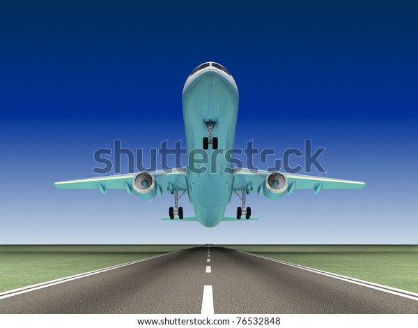 Road Plane Stock Illustration 76532848 | Shutterstock