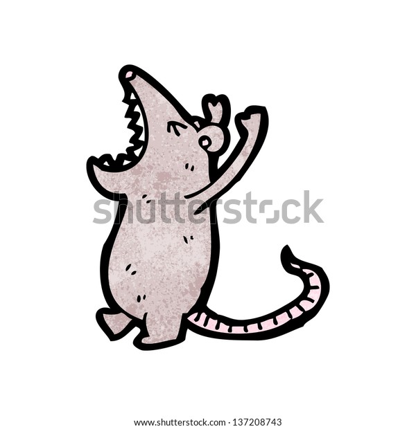 Roaring Mouse Cartoon Stock Illustration 137208743 | Shutterstock