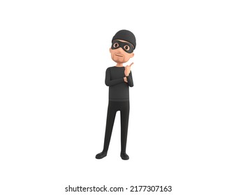 Robber Character Thinking 3d Rendering Stock Illustration 2177307163 ...