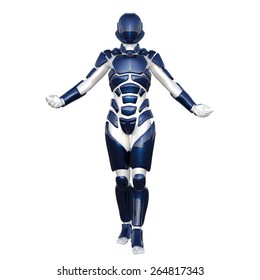 Robot Woman Female Cyborg Back View 库存插图 1202762632 | Shutterstock