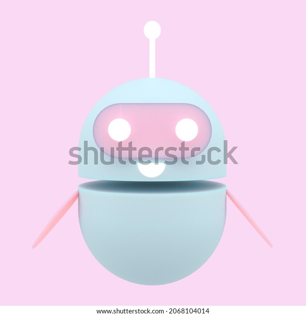 Robot Chatbot Icon 3d Cute Ai Stock Illustration 2068104014 | Shutterstock