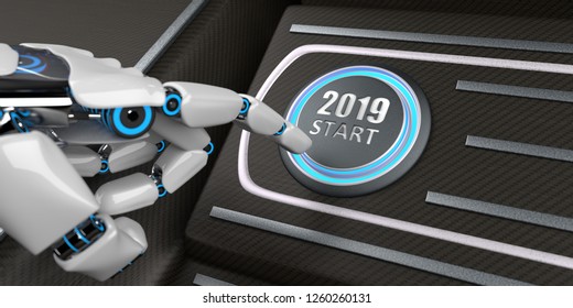721 Robot pushing buttons Stock Illustrations, Images & Vectors ...