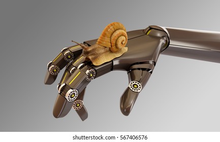 Robot Protecting Environment 3d Rendering Stock Illustration 567406576 ...