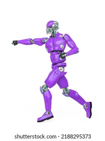 Robot Test Doing Karate Pose 3d Stock Illustration 2188295373 ...
