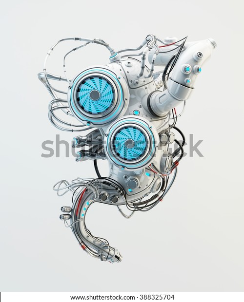 Robotic Stomach Stock Illustration 388325704