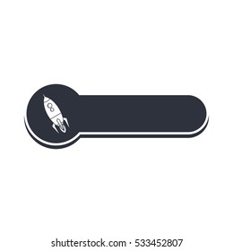 Rocket Banner Template Theme Vector Art: vector de stock (libre de ...