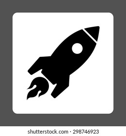 Rocket Launch Icon Commerce Buttons Overcolor Stock Illustration ...