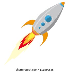 Rocket Ship Illustration Rocket Ship Space Stock Illustration 86417086