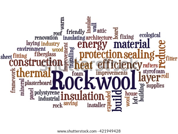 Rockwool Word Cloud Concept On White 스톡 일러스트 421949428 | Shutterstock