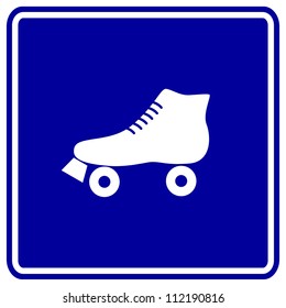Roller Skate Sign Stock Vector (Royalty Free) 11541082
