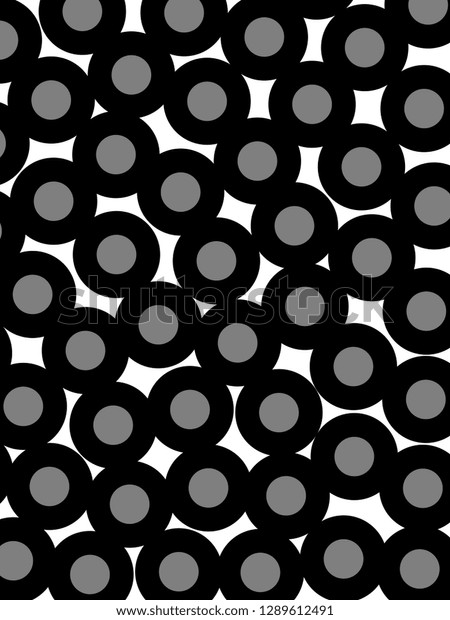 Rondures Background Flat Texture Modern Design Stock Illustration ...