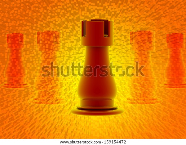 Rook Isolated Color Background Stock Illustration 159154472 | Shutterstock