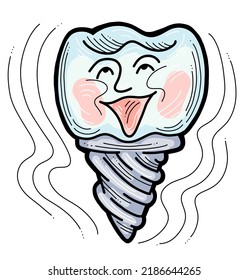 Root Tooth Cartoon Character Problem Solution Stock Illustration ...