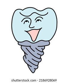 Root Tooth Cartoon Character Problem Solution Stock Illustration ...