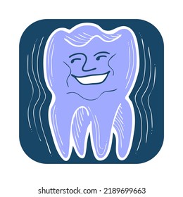 Root Tooth Cartoon Character Problem Solution Stock Illustration ...