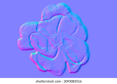 Background Roses Normal Map 3d Illustration Stock Illustration 1982832803