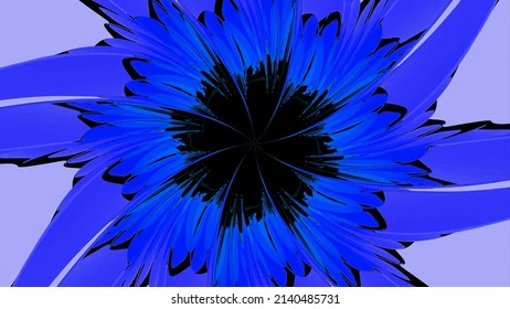 Rotating Flower Pattern Design Bright Floral Stock Illustration ...