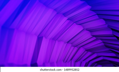 Rotating Threedimensional Line Animation Threedimensional Structural ...