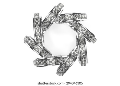Rotation Pattern Eight Rings Stock Illustration 294846305 | Shutterstock