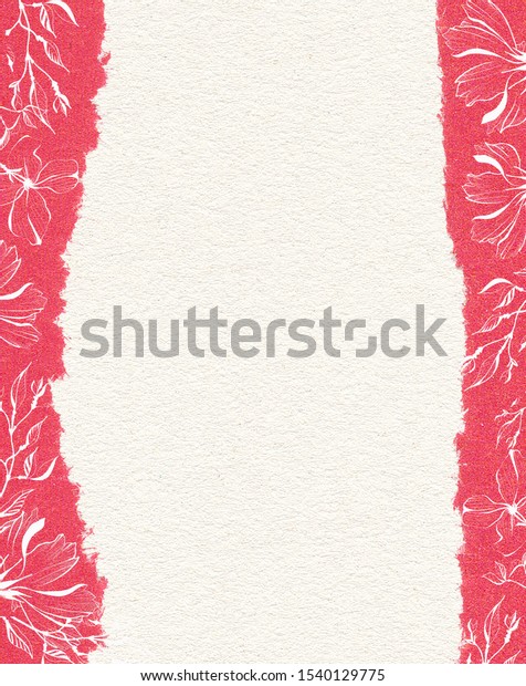 Rough Paper Texture Card Design White Stock Illustration 1540129775 ...