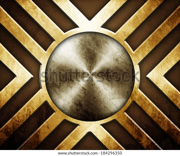 Round Metal Background Stock Illustration 184296350 | Shutterstock