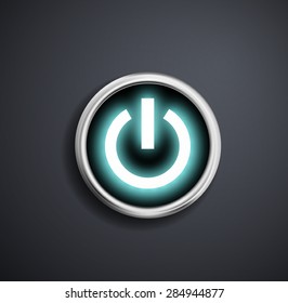 Power Button On Carbon Fiber Background库存照片83222773 | Shutterstock