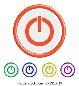 Play Standby Transparent Shiny Buttons On Stock Vector (Royalty Free ...