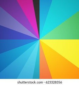 Round Shape Colorful Spectrum Pattern Stock Illustration 623328356 ...