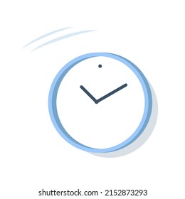 Round Shaped Wall Clock Showing 1010 Stock Illustration 2152873293 ...