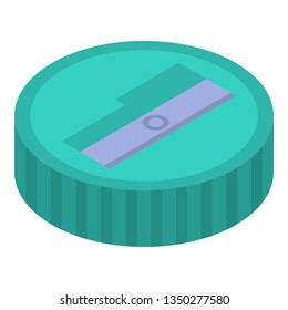 Round Sharpener Icon Isometric Round Sharpener Stock Illustration 1350277580 | Shutterstock