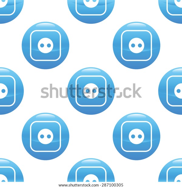 Round Sign Socket Image Repeated On Stock Illustration 287100305 ...