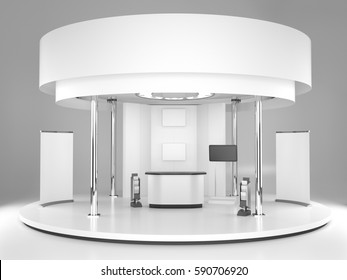 Round Stand 3d Rendering Stock Illustration 590706905 | Shutterstock