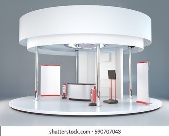 Round Stand 3d Rendering Stock Illustration 590706905 | Shutterstock