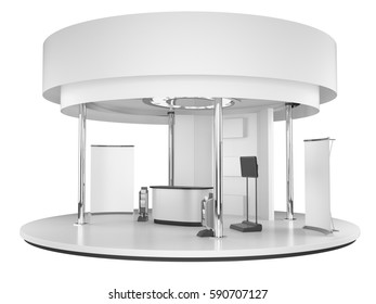 Round Stand 3d Rendering Stock Illustration 590707127 | Shutterstock
