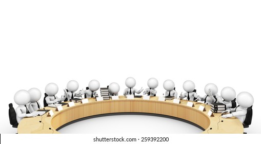 Round Table Stock Illustration 259392200 | Shutterstock