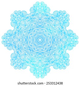 Round Wave Pattern Vector Illustration Stock Vector (Royalty Free ...