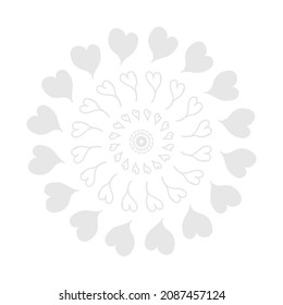 Round White Texture Background Wallpaper Stock Illustration 2087457124 ...