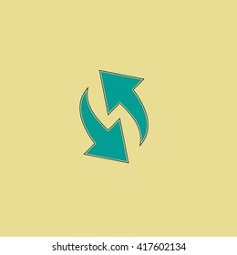 Number 4 Flat Icon Design Logo Stock Vector (Royalty Free) 1684833418 ...