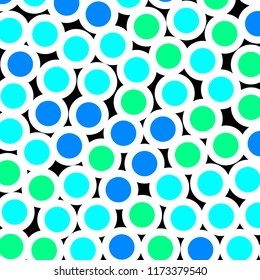 Rounds Backgrounds Flat Pattern Modern Illustration Stock Illustration ...