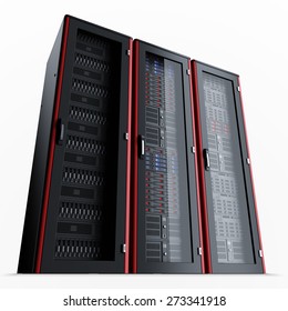 1,542 3d illustration server rack white background Images, Stock Photos ...