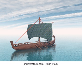 Rowing Boat 3d Rendering Stock Illustration 783444643 | Shutterstock