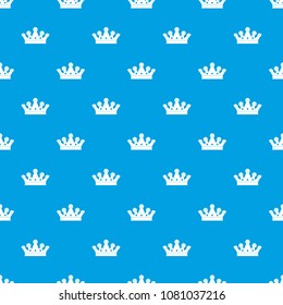 Royal Crown Pattern Repeat Seamless Blue Stock Illustration 1081037216 ...