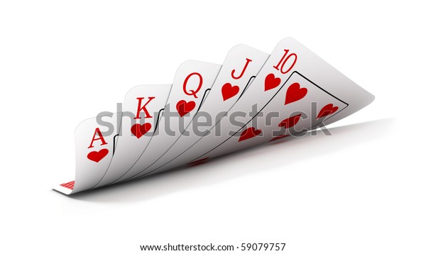 Royal Flush Stock Illustration 59079757