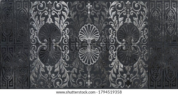 Royal Pattern Background Design Black Colour Stock Illustration ...