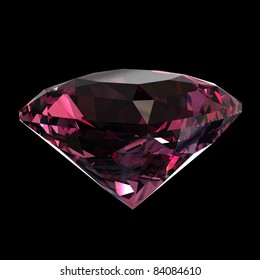 Ruby Gems Isolated On Black Background Stock Illustration 84084610