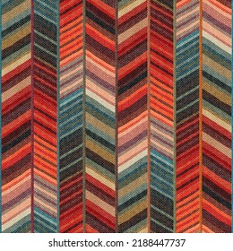 Rug Seamless Texture Chevron Pattern Fabric Stock Illustration ...