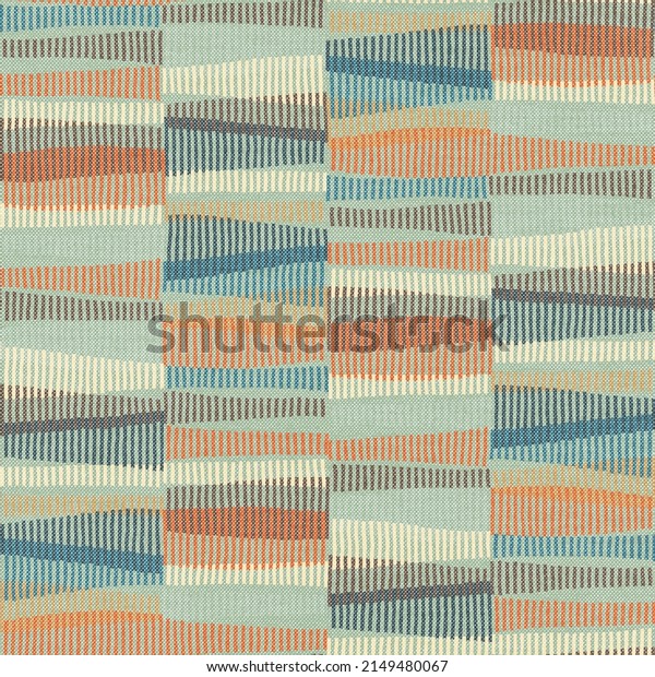 Rug Seamless Texture Ethnic Pattern Fabric Stock Illustration ...